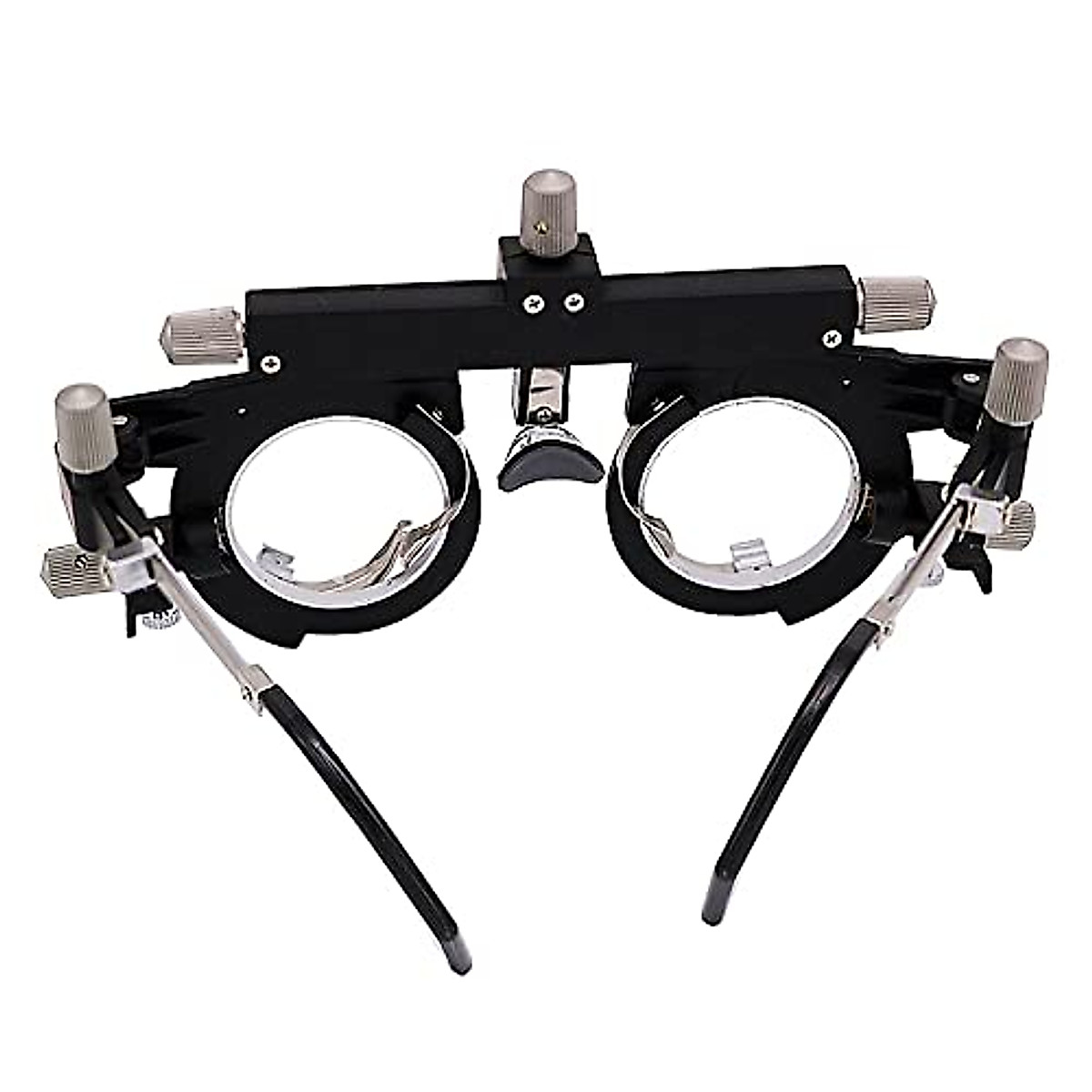 SixBuys Adjustable Professional Optical Optic Trial Lens Frame Eye Optometry Optician,Changeable Cylinder Axis, Temple Length and Nose Rest,Ultra light