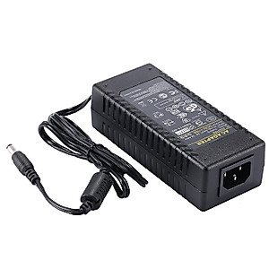 COOLM 5V 10A Power Supply Adapter AC 100-240V to DC 5 Volt 10amp DC5V10A 50W Converter 5.5x2.5mm DC Output Jack for CCTV Camera WS2812B WS2811 WS2813 SK6812 LED Strip