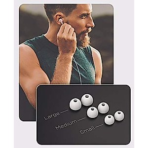 Thore iPhone Earphones (Apple MFi Certified) V120 in Ear Wired Lightning Earbuds (Sweat/Water Resistant) Headphones with Mic/Volume Remote for iPhone 12/13/14 Pro Max - Rose Gold