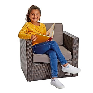 Excellerations Outdoor Wicker Chair, Chair for Children