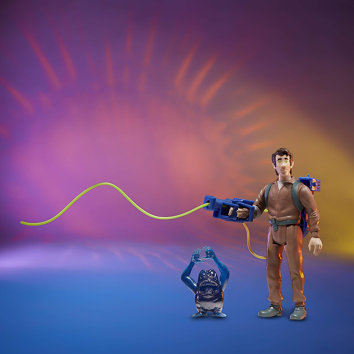 Ghostbusters Kenner Classics Peter Venkman and Grabber Ghost Retro Action Figure Toy with Accessories Great Gift for Collectors and Fans