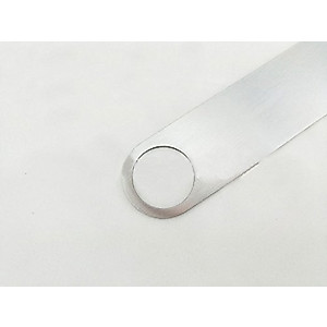 Kiseer Heavy Duty Stainless Steel Flat Bottle Opener, 6 Pack Beer Bottle Opener for Kitchen, Bar or Restaurant