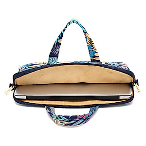 kayond Forest Series Bule Patten Waterproof Laptop Shoulder Messenger Bag Case Sleeve for 12 Inch 13.3 Inch Laptop