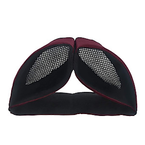 riemot Luggage Travel Cup Holder Free Hand Drink Carrier - Hold Two Coffee Mugs - Fits Roll on Suitcase Handles - Gifts for Flight Attendants Travelers Accessories Red