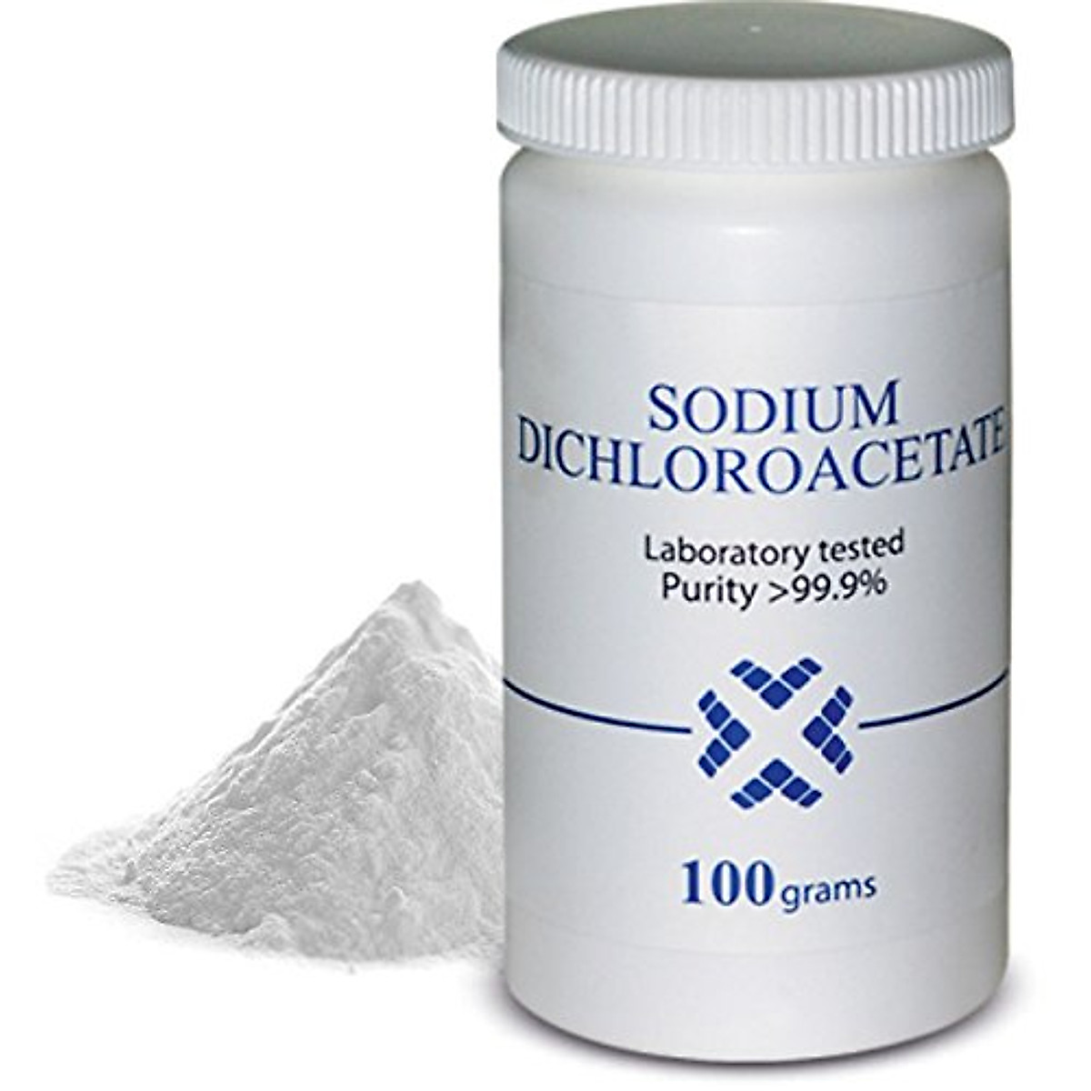 DCA - Sodium Dichloroacetate 100g Powder, Purity >99.9%, Made in Europe, by DCA-LAB, Certificate of Analysis Included, Tested in a Certified Laboratory, Buy Directly from Manufacturer, 3.5oz