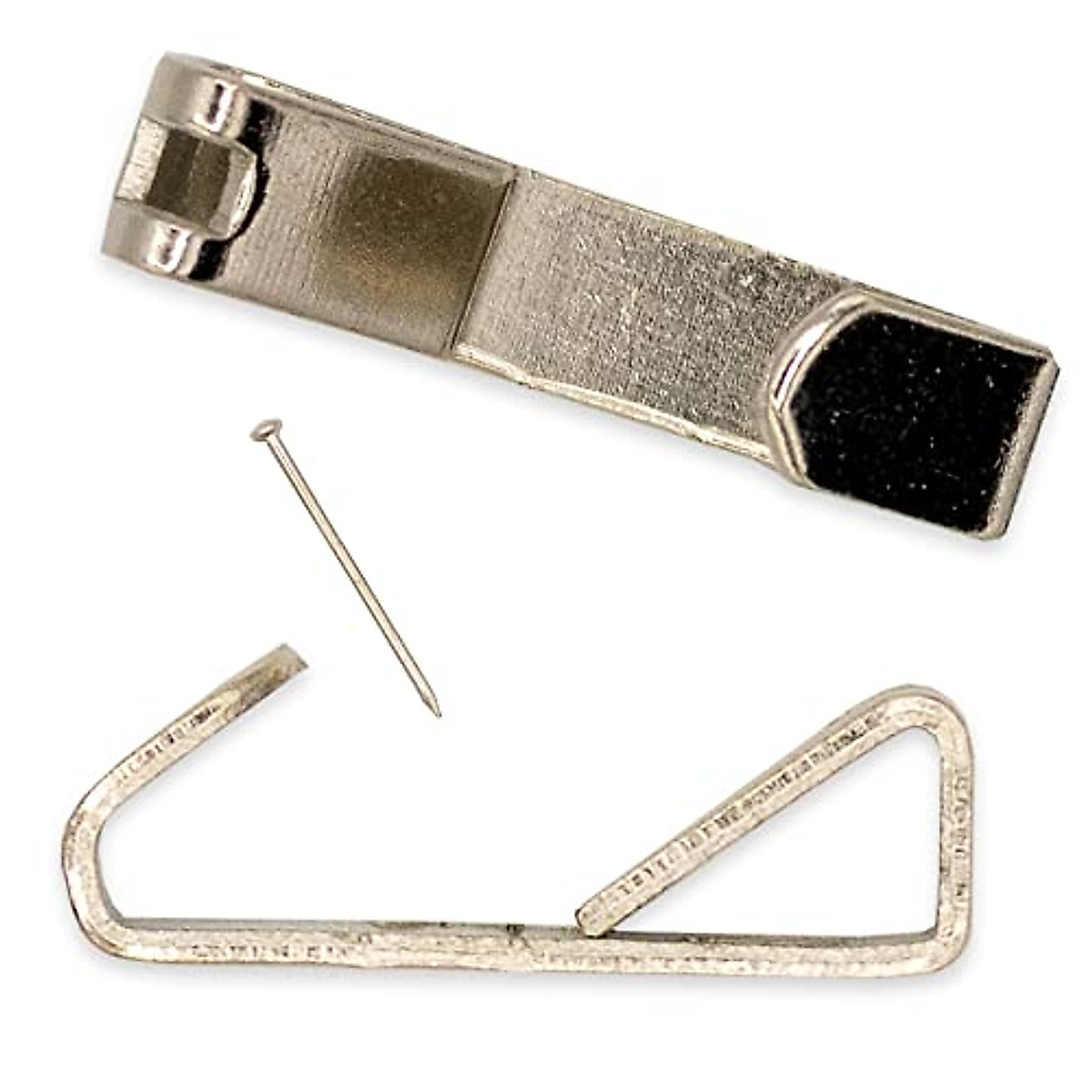 Infinity 30 lb Picture Hangers, Supports up to 30 Pounds, Set of 100 (100 Hangers & 100 Nails)