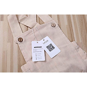 LOPJGH Newborn Baby Summer Romper Unisex Solid Color Button Jumpsuit Sleeveless Backless Overalls Outfits 1Pcs (12-18 Months, Khaki)