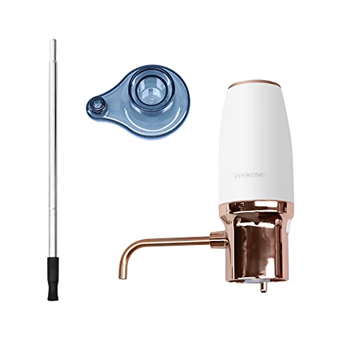 SYNWONG Electric Wine Aerator Pourer Automatic Wine Dispenser – Effortless One-Button Pouring and Enhanced Flavor at Your Fingertips, Great Gift for Wine Assesory Lovers