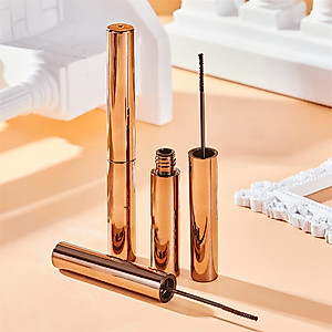 Mini Brush Mascara, For short and sparse eyelashes，Lengthening and Thick, Volume, Long Lasting, Waterproof & Smudge-Proof, All Day Full（1 Pcs）