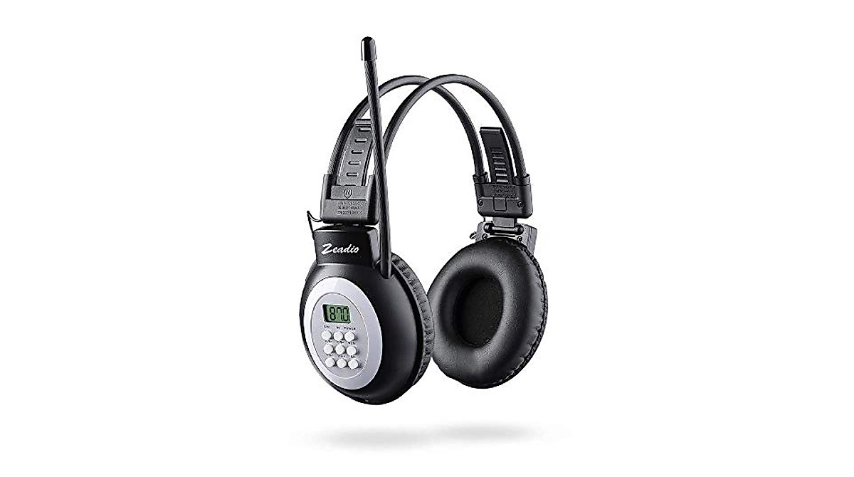 Zeadio Walkman Headphone Radio – FM Stereo with 10 Presets