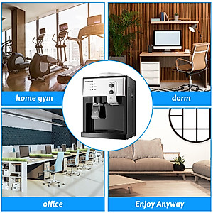 Top Loading Water Cooler Dispenser, 5 Gallon Water Dispenser w/ 3 Temperature Setting, Hot & Cold Water Dispenser for Home, Office & Dormitory (White)