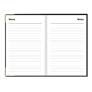 Letts of London Classic Daily Planner, 12 Months, January to December, 2024, Day-Per-Page, Pocket Size, 4.25" x 2.75", Black (C12EBK-24)