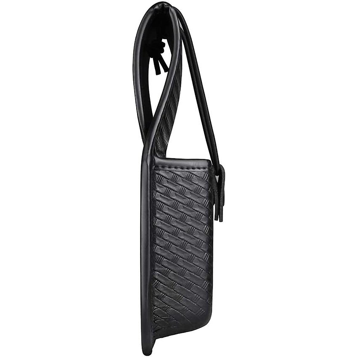 ROCOTACTICAL Basketweave Radio Pouch, Universal Radio Holder Pouch for Law Enforcement Duty Belt