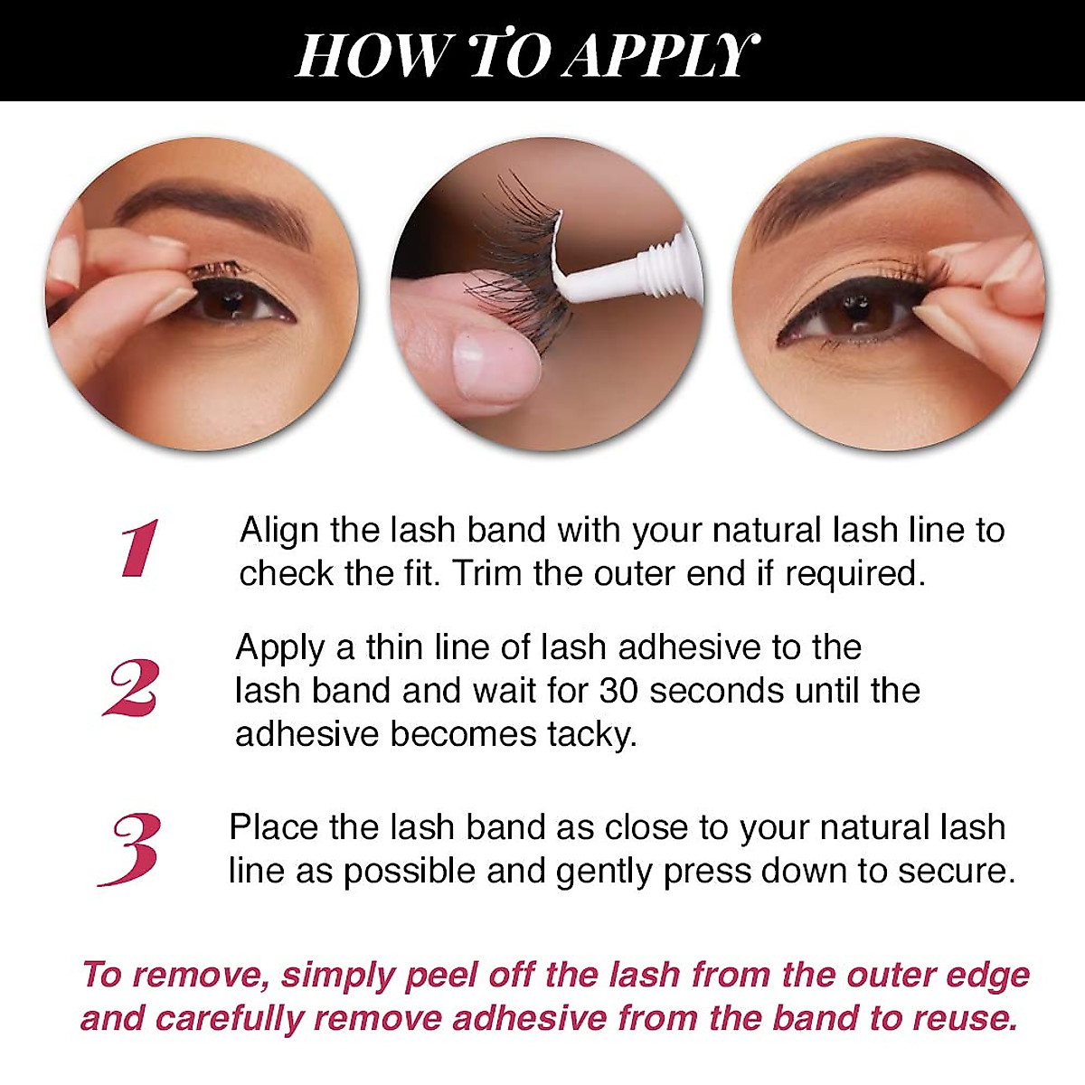 Ardell Accent Lashes, Black [301] 1 Pair