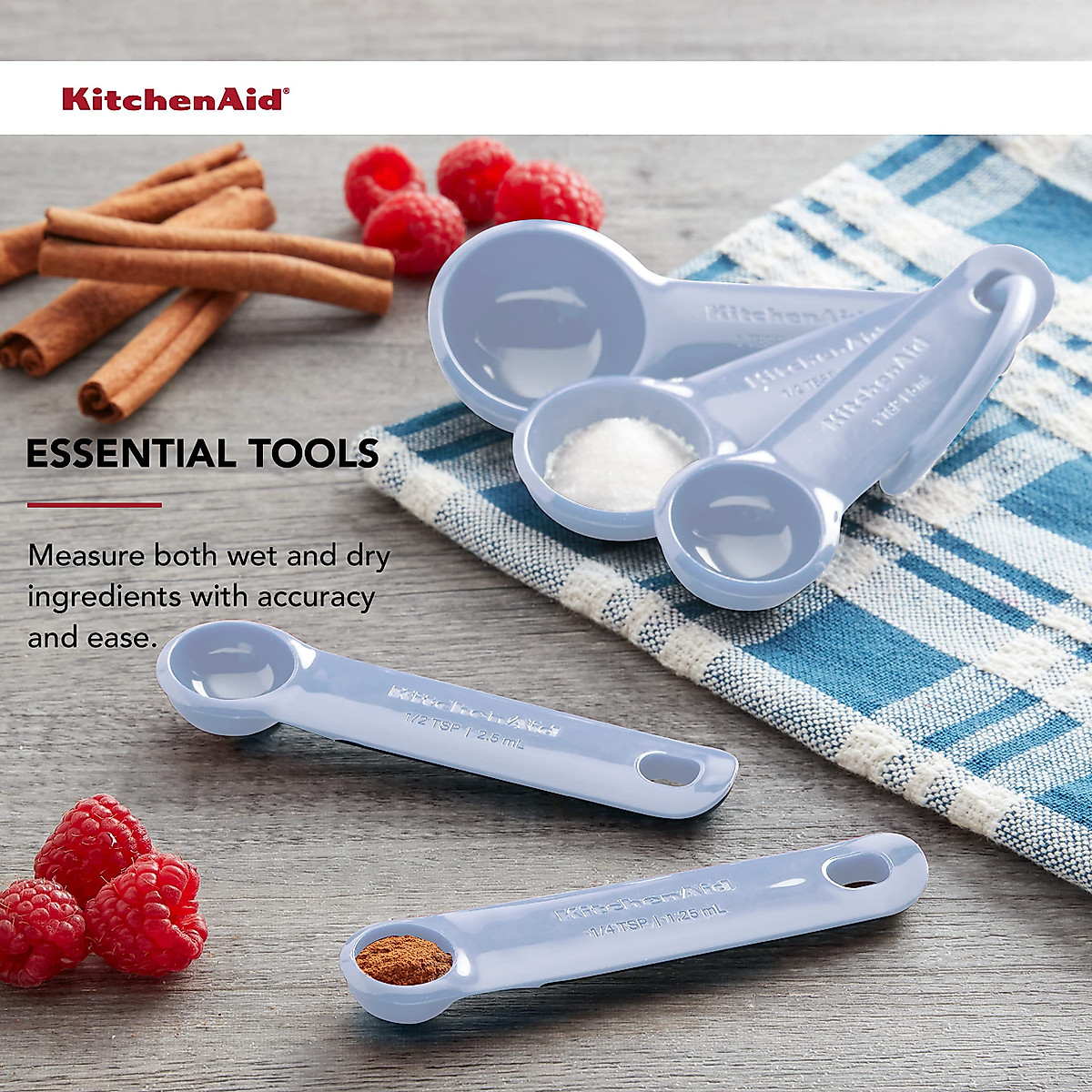 KitchenAid Universal Measuring Spoon Set, 5-Piece, Lavender