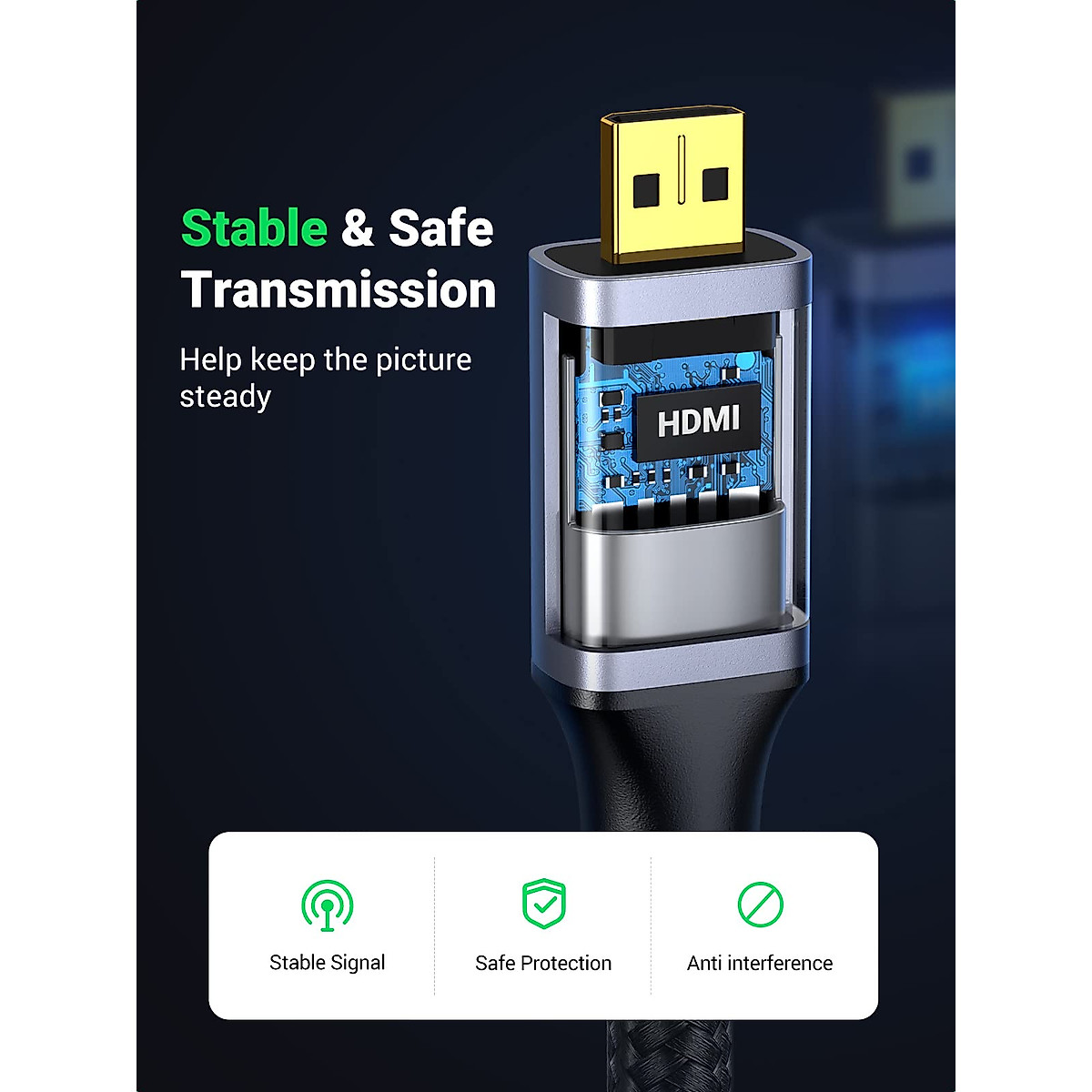 UGREEN 4K Micro HDMI to HDMI Cable 6.6FT Bundle with Video Capture Card 4K HDMI to USB-A/USB-C