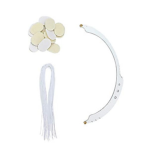 brow mapping pencil, Eyebrow Mapper with Strings, String/symetric brow drawing marking ruler, Microblading Line Marker Ruler Eyebrow Tattoo Measuring Tool With 10pcs Thread Lines for Eyebrow Mapper(Si