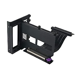Toptekits Cooler Master Universal Vertical Graphics Card Holder KIT VER.2 with 165mm/6.5in Riser Cable, for Full Tower/Standard ATX Chassis with at Least 7 Available PCI Slots