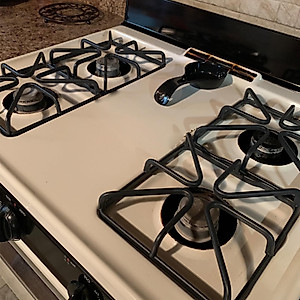 Upgraded WB31X20643 Grates Replacement Parts for GE Stove Parts Burner Grate, GE Cooktop Parts Metal Steel Surface Grate Kenmore Hotpoint Gas Range Parts Stove Top Grate Square Burner Wok Rack 4 pcs