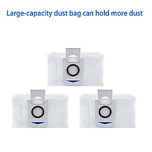 WINWINHOME Replacement Accessories Kit Fit for ECOVACS Deebot X1 Omni/X1 Turbo /X1 Plus Robot vacuum, Main Brush Filter Mop Pad Dust Bags Replacement parts (18 Pack)