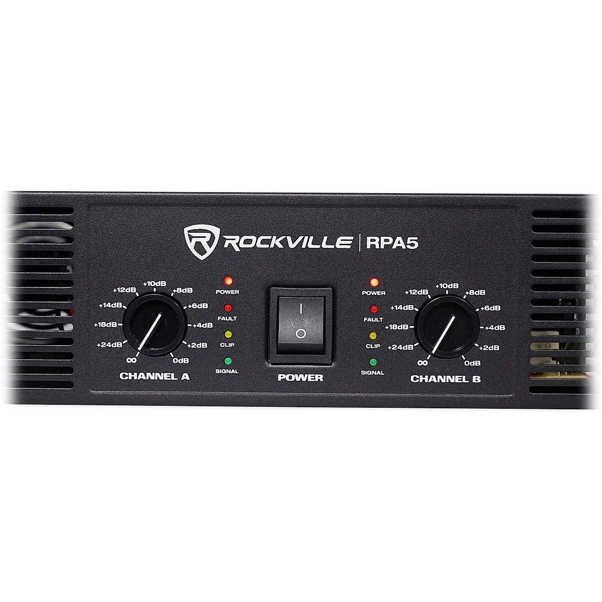 Rockville RPA5 1000w Peak / 400w RMS (200 x 2) 2 Channel Power Amplifier Pro/DJ Amp
