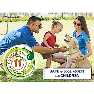 Arava Flea and Tick Collar for Dogs & Puppies - Natural Flea and Tick Prevention for Dogs - 22" Length - 11 Natural Active Ingredients - Safe for Babies & Pets - Enhanced Control & Defense