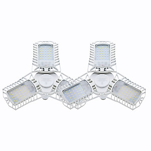 Surgebulb - LED Garage Lightning, Super Bright, Easy Fitting Socket, Energy Save, Long-Lifespan, Indoor/Outdoor, Aluminum Frame, 60 Watt - 2Pack