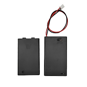 ShangHJ 3 Cell AAA Battery Holder Case Cover Storage Box with ON/Off Switch PH2.0 JST Connector Male 15cm Cable 3.3-4.5V (Pack of 6 Pieces)