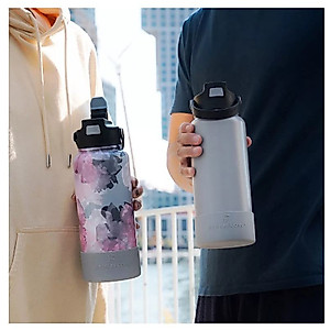 Hydraflow Hybrid 13-Piece 34-oz. Double Wall Stainless Steel Bottles with Bonus Accessories