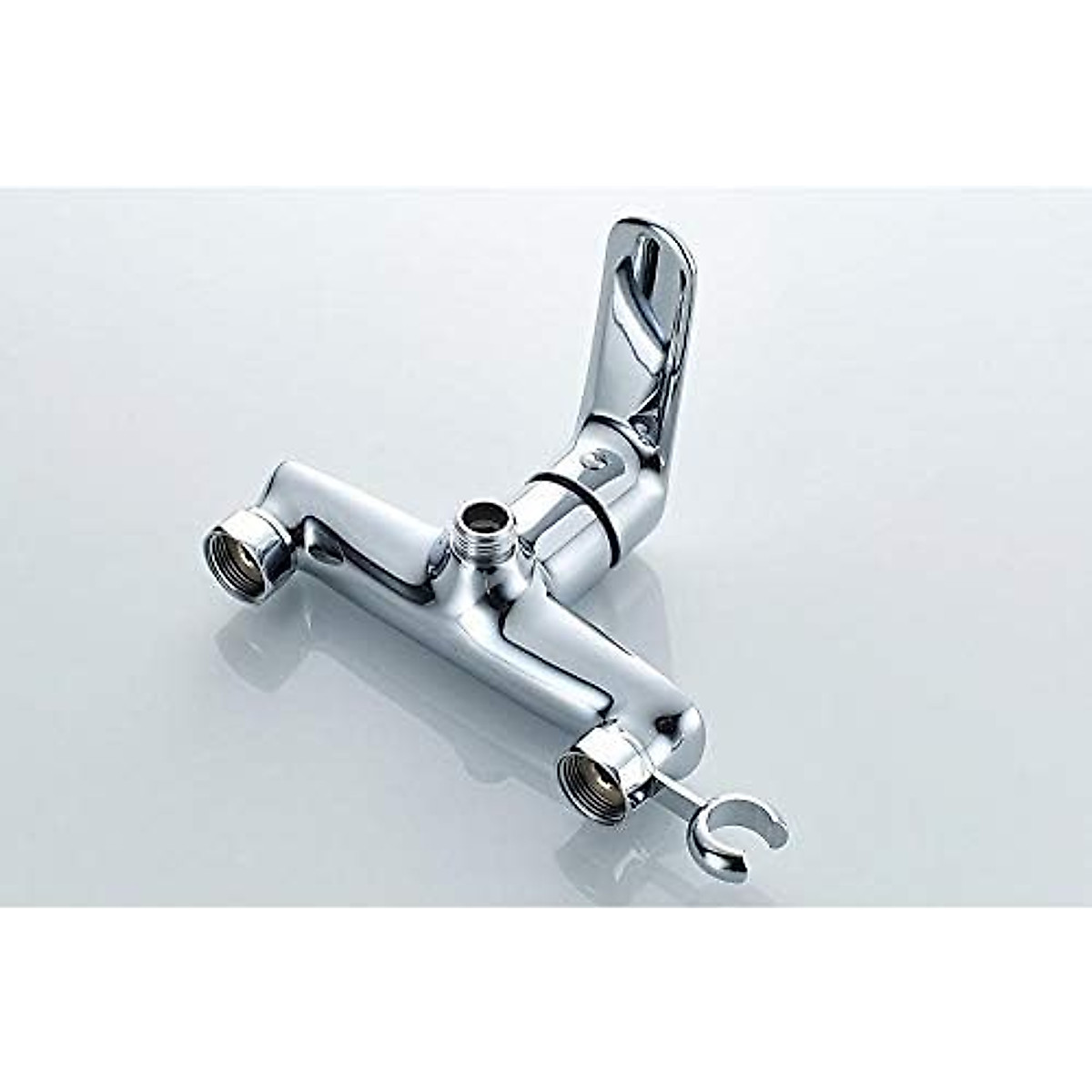 TECKI Kitchen Taps Bathtub Faucets Chrome Polished Finish Wall Mounted Shower Faucet Bathtub Handheld Shower Tap Mixer Bathroom Faucet