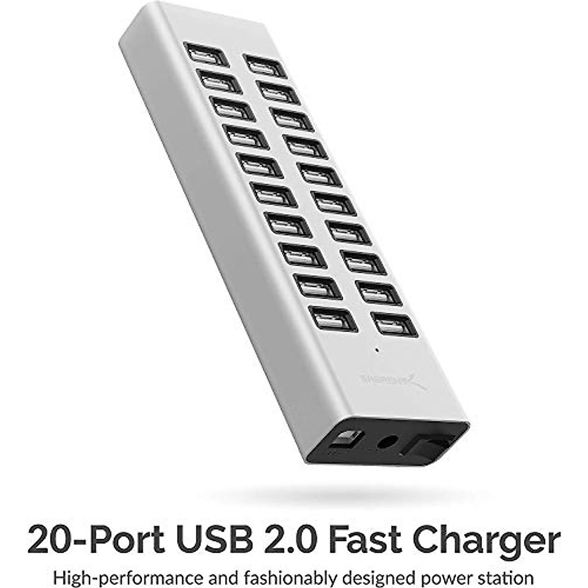 SABRENT 90W 20 Port USB 2.0 Fast Charger, 12V Power Supply Included (AX-P20C)