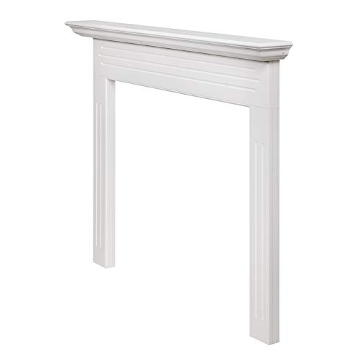 Pearl Mantels 510-48 Newport 48-Inch Fireplace Mantel Surround with Medium Density Fiberboard, White