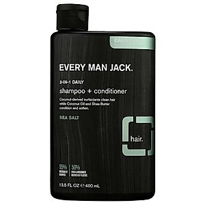 EVERY MAN JACK Sea Salt 2 in 1 Shampoo, 13.5 FZ