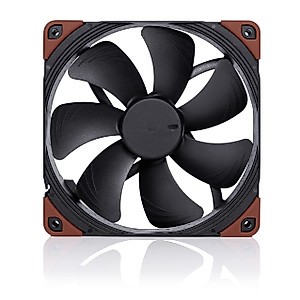 Noctua NF-A14 iPPC-2000, Heavy Duty Cooling Fan, 3-Pin, 2000 RPM (140mm, Black)