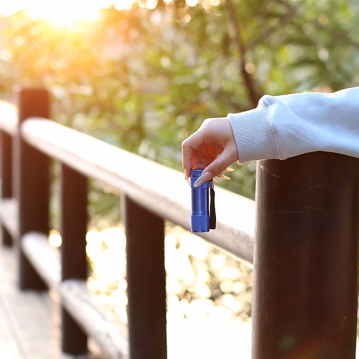 FASTPRO 20-Pack Aluminum 6-LED Flashlights Set with Lanyard and AAA Batteries Included and Pre-Installed