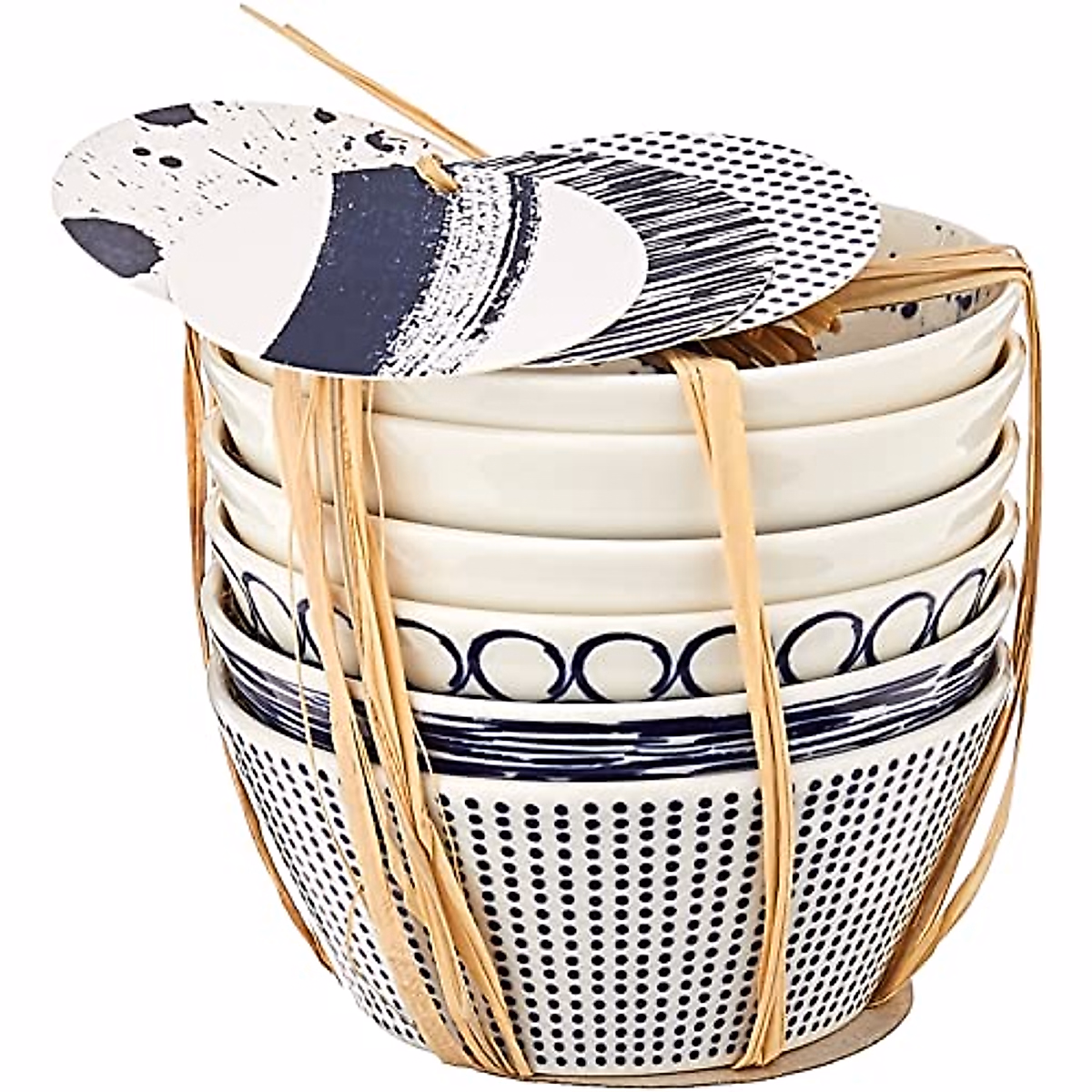 Royal Doulton Pacific Tapas Bowls, 4.3-Inch, Blue, Set of 6