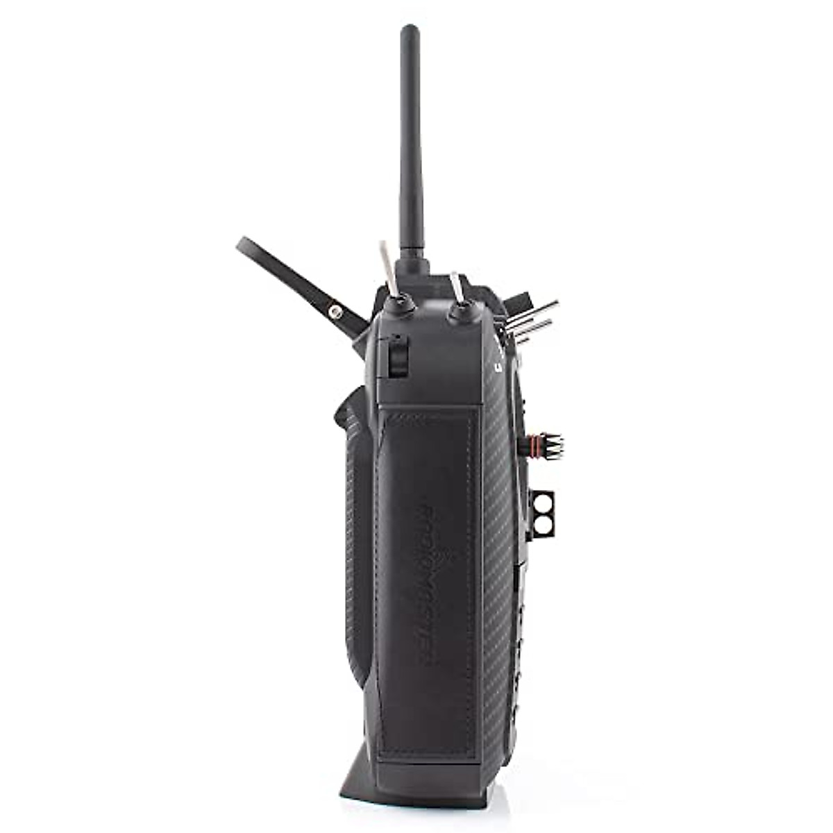 RadioMaster TX16S Mark II MAX Edition 2.4GHz 16 Channel EdgeTX OpenTX Radio Transmitter Leather Grips CNC Finished Components Mode 2 (Carbon Black, ELRS w/ AG01)