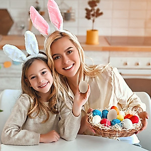 15PCS Easter Wooden Eggs Fake Easter Eggs Life-Size Red、White and Red Wooden Eggs for Hand Painting Dyeing Carving Crafting Easter Decorations Pretend Play Simulation Toys Fake Food Laying Chicken