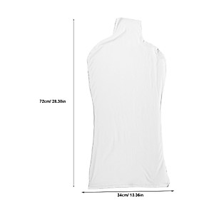 Baluue Superb Fabric Cover Female Model Cloth Accessories for Upper Body Dress Stand Form Mannequin Model ( Mannequin NOT Included ) White