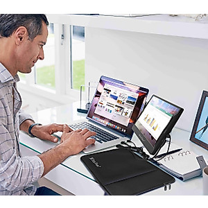 SideTrak Swivel Attachable Portable Monitor for Laptop 12.5” FHD IPS Laptop Screen with 15” Protective Case | Compatible with Mac, PC, & Chrome | Fits All Laptop Sizes | Powered by USB-C or Mini HDMI