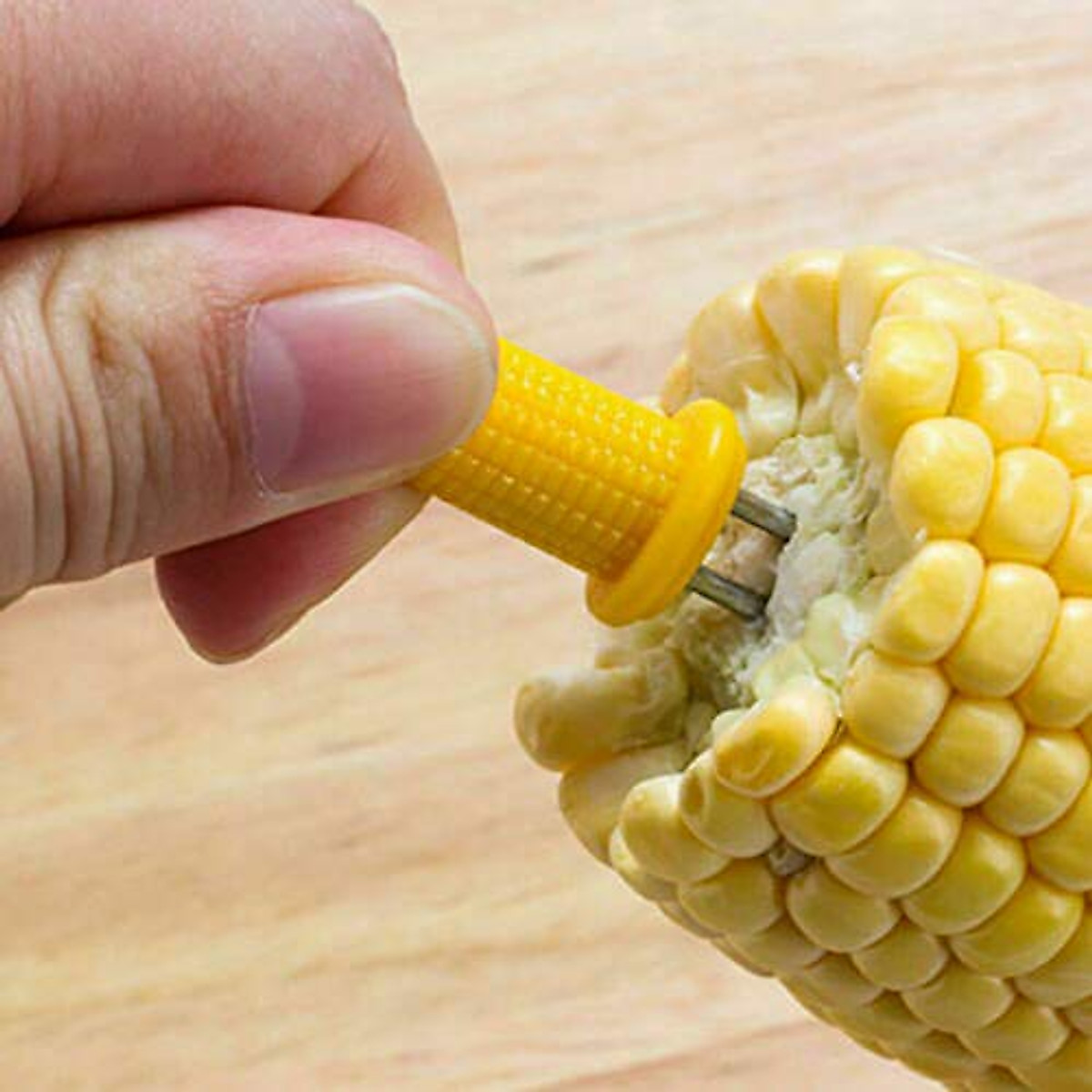 10 Pack Corn On The Cob Holders Stainless Steel Corn Holders Corn on The Cob Skewers for BBQ Twin Prong Sweetcorn Holders Home Cooking Fork Prong