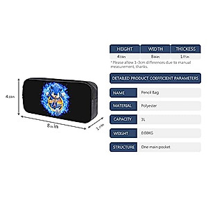 Heryuuk Teen Boys School Backpack Set 3 Piece Shoulder Bag + Pencil Case.3pcs backpack11