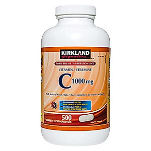 Kirkland Signature Vitamin C, 1000mg, 500 Tabs