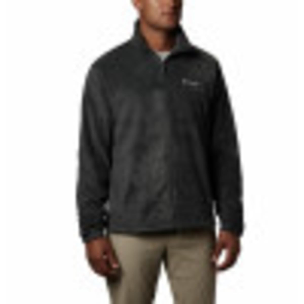 Columbia Men's Big and Tall Steens Mountain 2.0 Full Zip Fleece Jacket, Charcoal Heather, 4X