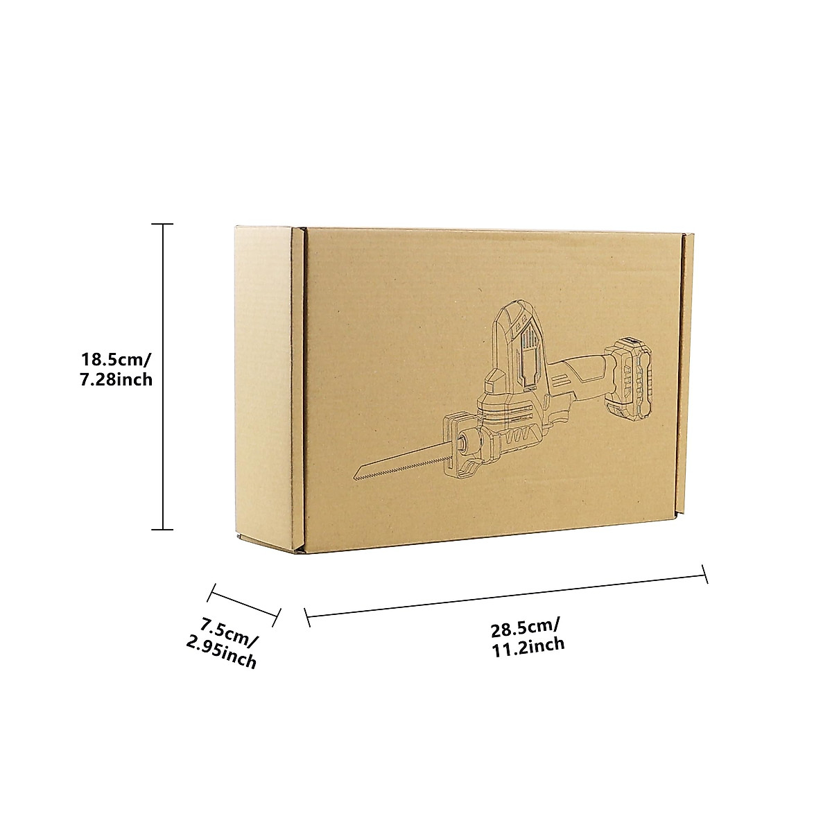 NEWONE 12V Reciprocating Saw,Cordless Reciprocating Saw with 1/2 inch stroke length,2A Battery & 2 Saw Blades,0-3000RPM for Wood, Metal, PVC Pipe Cutting,Smart Charger and USB Power Source
