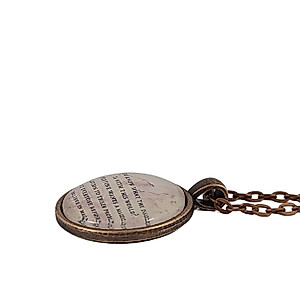 Alice in Wonderland Quote Necklace, Believe In Magic, Quote Gift for Her, Best Friend Gift, Alice Quote, Alice Gift, Alice Magic Quote