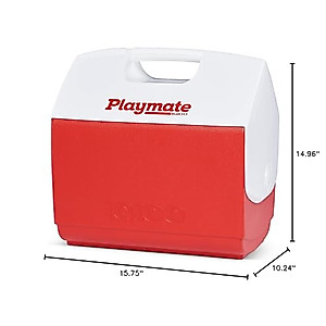 Igloo Playmate Elite Cooler Red/White, 16 Qt