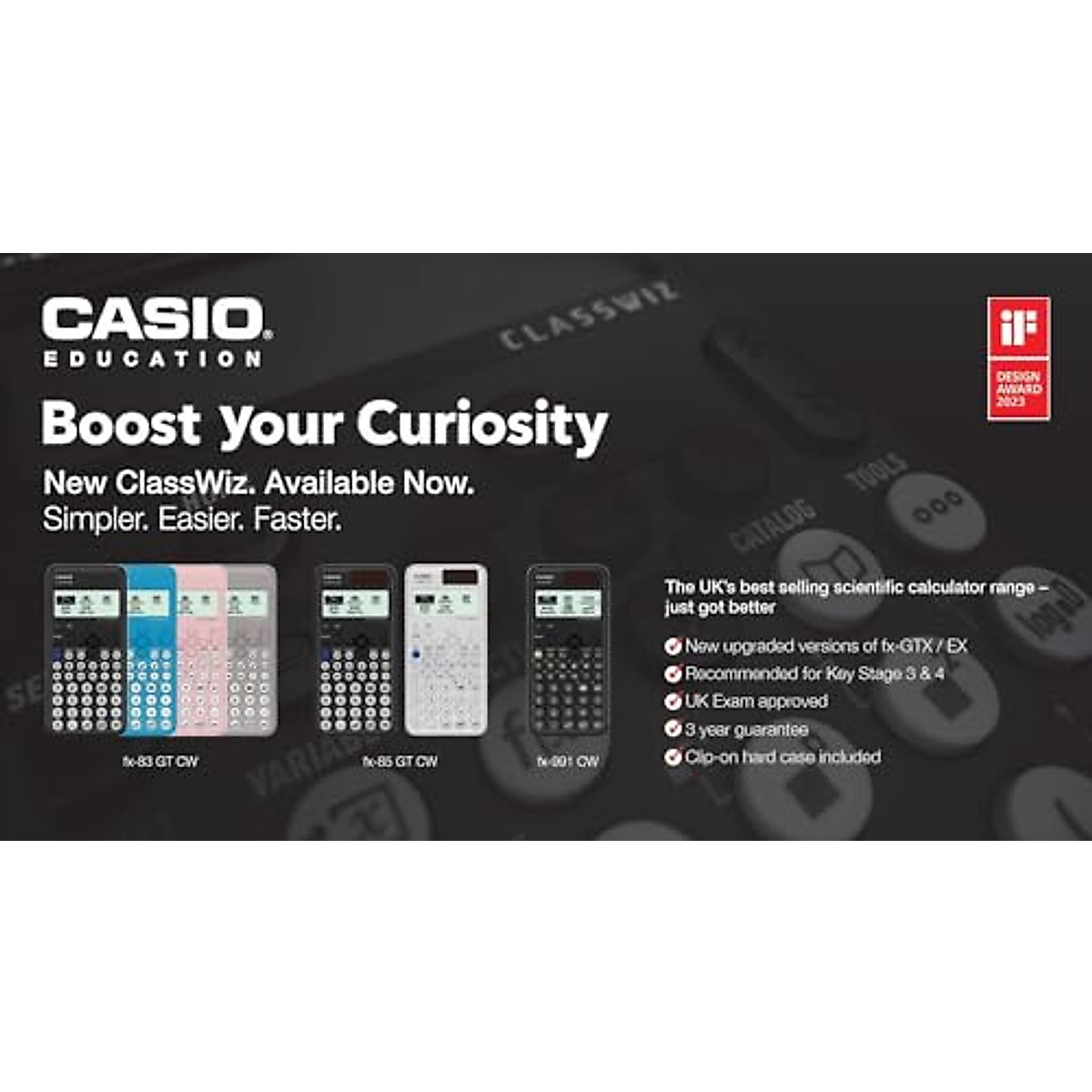 Casio New FX-991CW Advanced Scientific Calculator (UK Version)