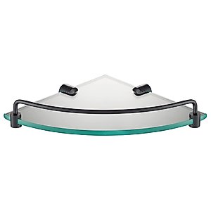 Kraus Elie Corner Bathroom Shelf, Matte Black Finish, KEA-18846MB