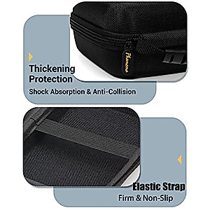 Memoking Case for M220 M200 Label Maker Portable Bluetooth Thermal Label Printer,Case for M200 M220 Label Printer - Storage Holder Tape Paper Roll & USB Cable, Black (Box Only)